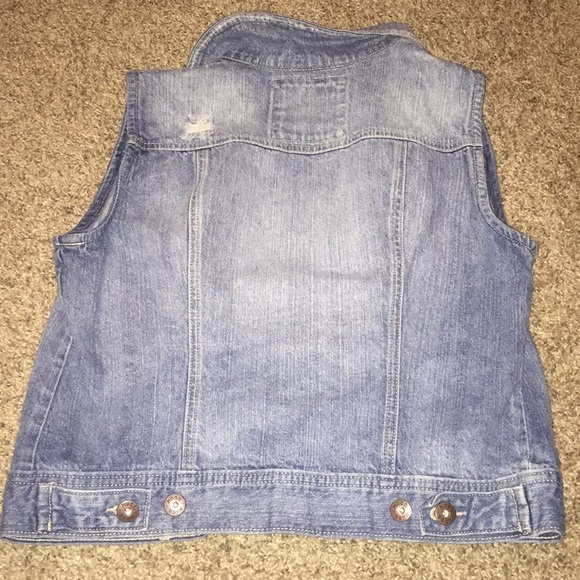 Mudd | Jackets & Coats | Mudd Denim Jean Ripped Vest | Poshmark